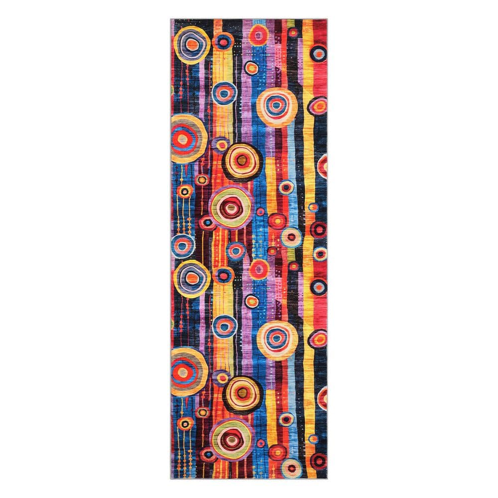 Garvee Modern Abstract Printed Rug Living Room Decorative Rug Washable ...