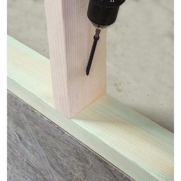 Simpson Strong-Tie 0.155 in. x 4-1/2 in. Black E-Coat T30 6-Lobe, Truss ...