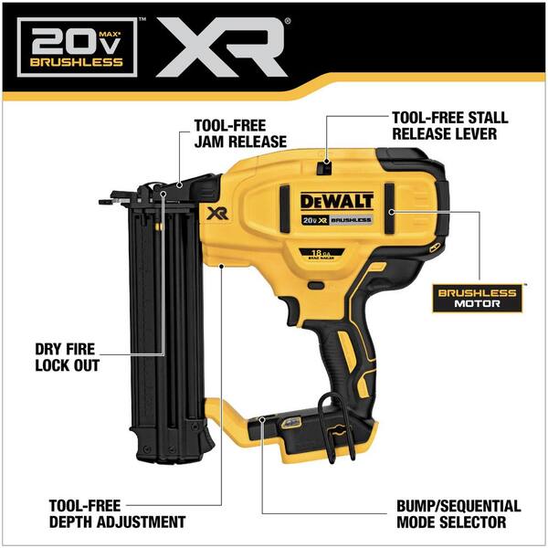 Cordless electric brad nailer store