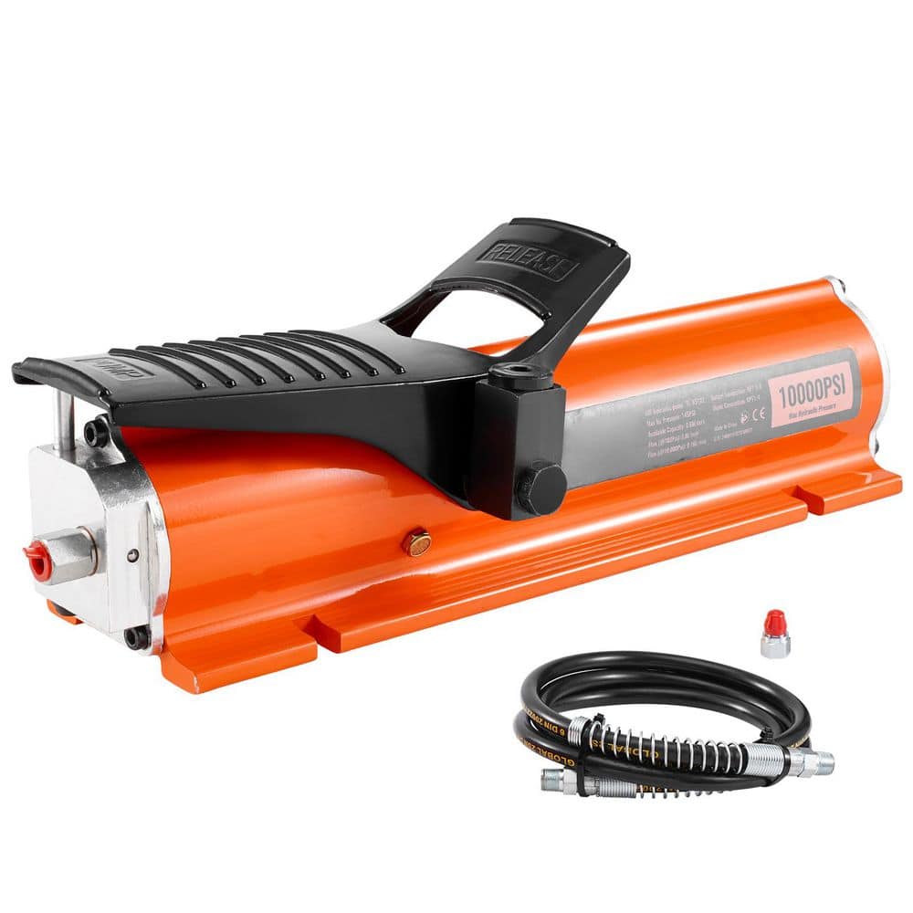 SKYSHALO 10,000PSI Air Hydraulic Pump, Metal Shell Air Actuated Treadle ...