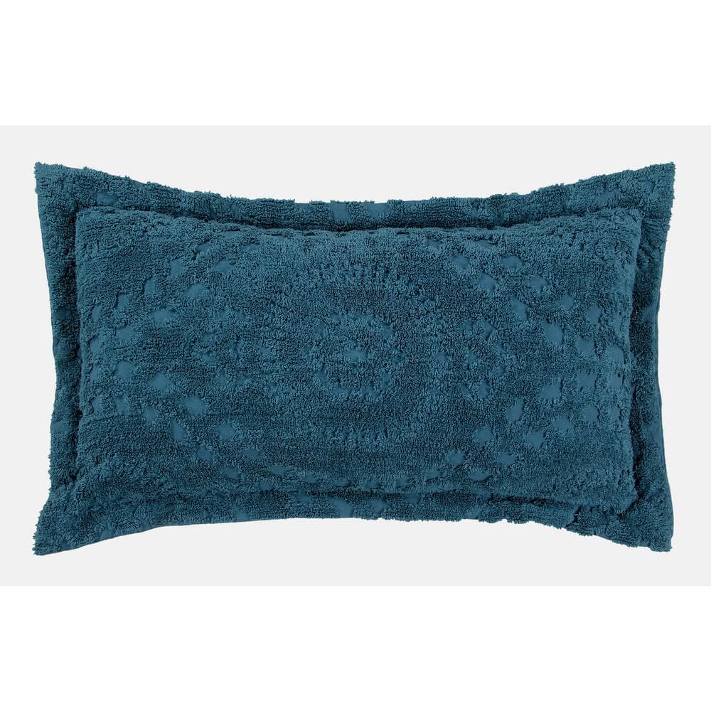 Better Trends Rio Collection Floral Design Teal King 100% Cotton Tufted ... Better Trends Rio Collection Floral Design Teal King 100% Cotton Tufted ...