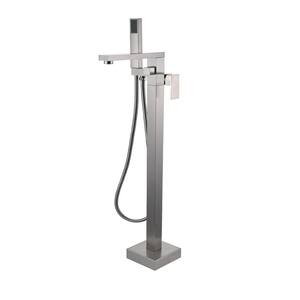 CASAINC 1-Handle Freestanding Tub Faucet with Handheld Shower Head in ...