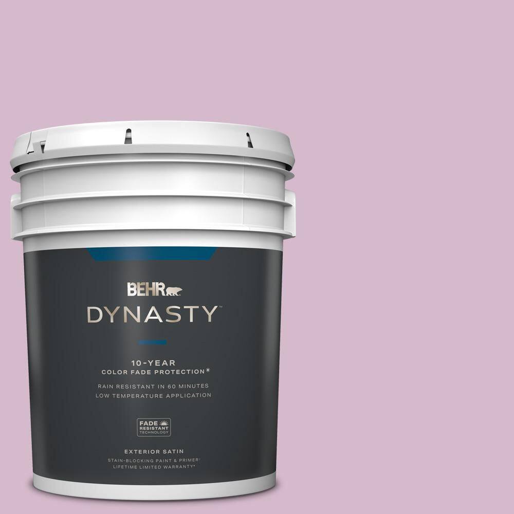 BEHR DYNASTY 5 gal. #680D-4 Velvet Slipper Satin Enamel Exterior Stain ...