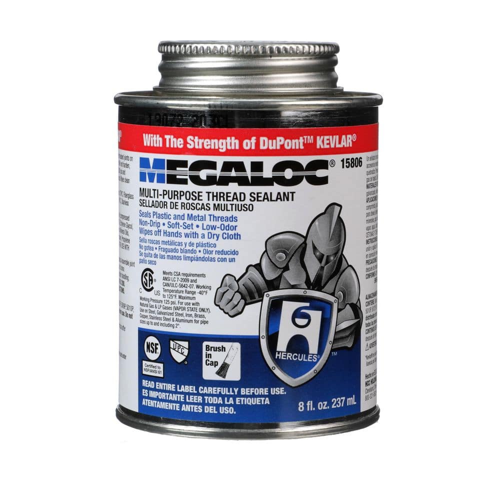 Hercules Megaloc 8 oz. Pipe Thread Sealant 158062 - The Home Depot