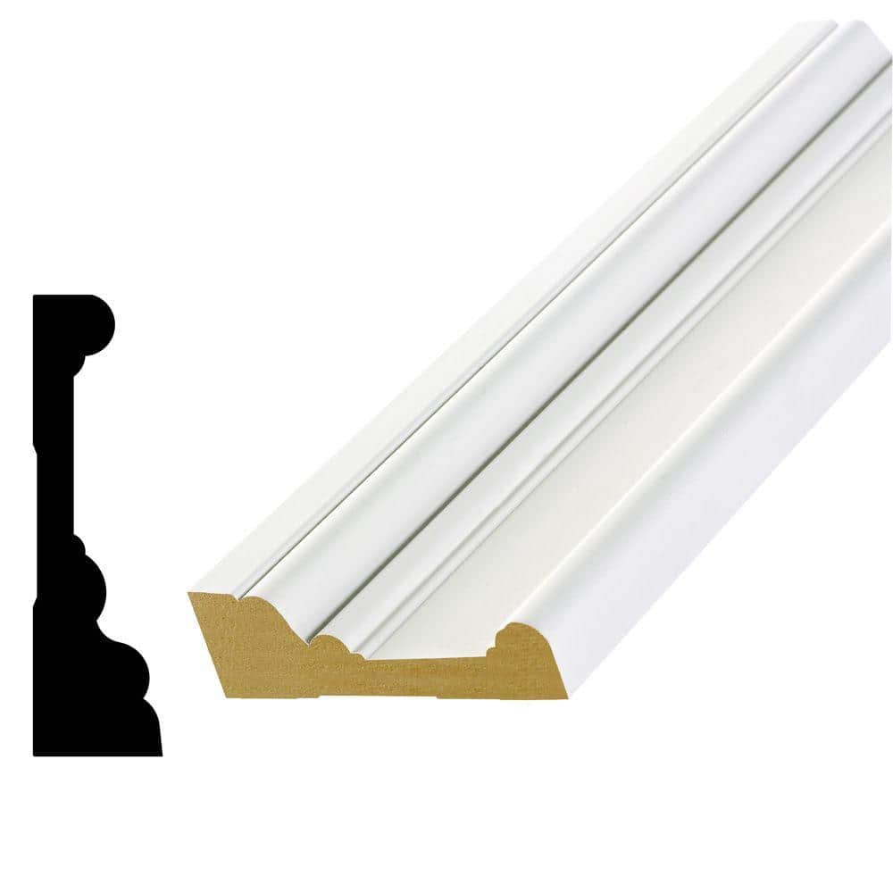Alexandria Moulding RB3 63/64 in. x 3-1/2 in. Primed MDF Casing ...