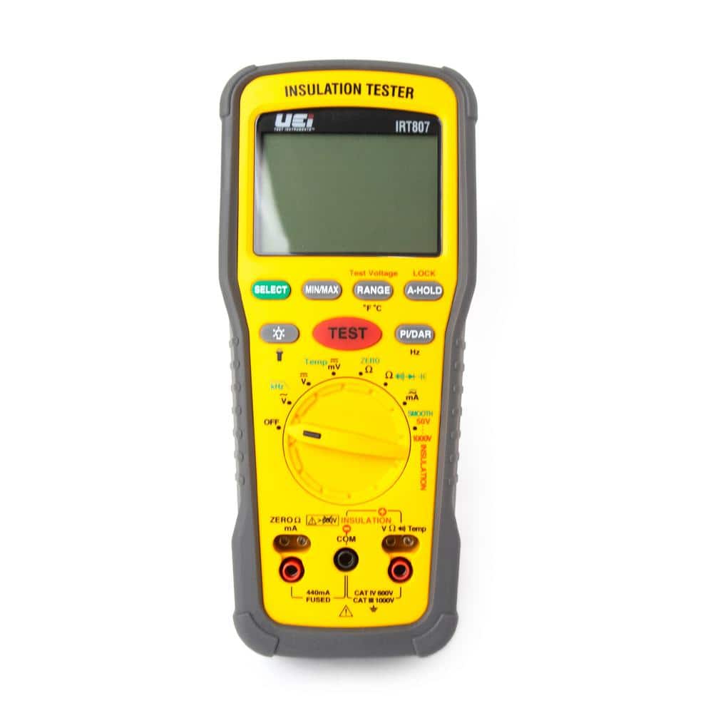 UEi Test Instruments Advanced Insulation Resistance Tester IRT807 - The ...