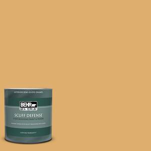 BEHR ULTRA 5 gal. #320D-4 Arizona Tan Extra Durable Satin Enamel ...