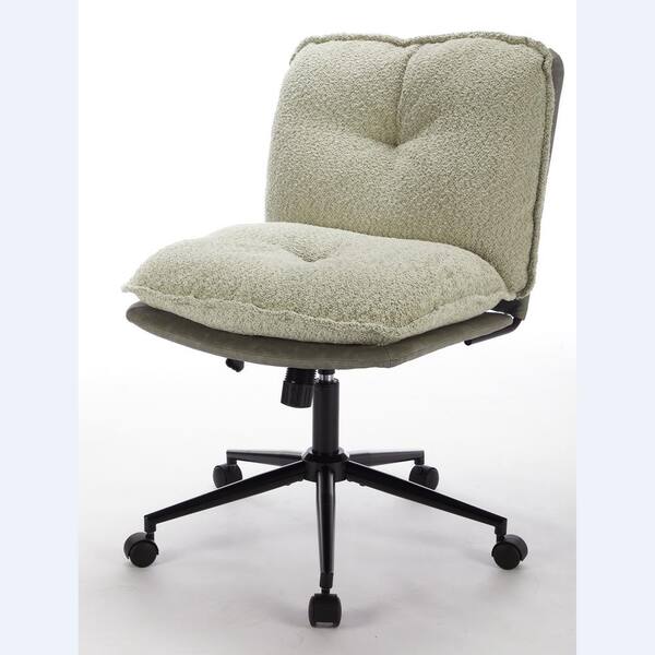 Clihome Metal Adjustable Height Wheels Chair in Green CL-LU-66874 - The ...