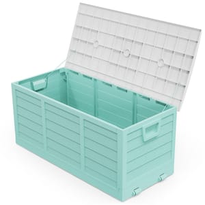 Reviews for Karl home 75 Gal. Gray Black Plastic Foldable Deck Box ...