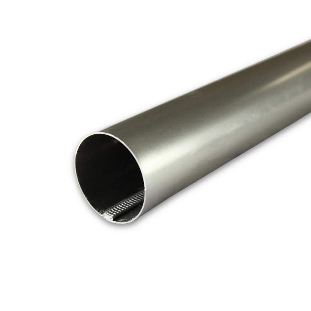 Rod Desyne 12 in. Single Curtain Rod in Satin Nickel with Finial 150 ...