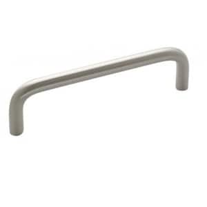 Amerock Wire Pulls 4 in. (102mm) Modern Brushed Chrome Arch Cabinet ...