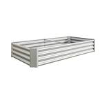 Metal Raised Garden Bed, Rectangle Raised Planter 4x2x1ft for Flowers ...