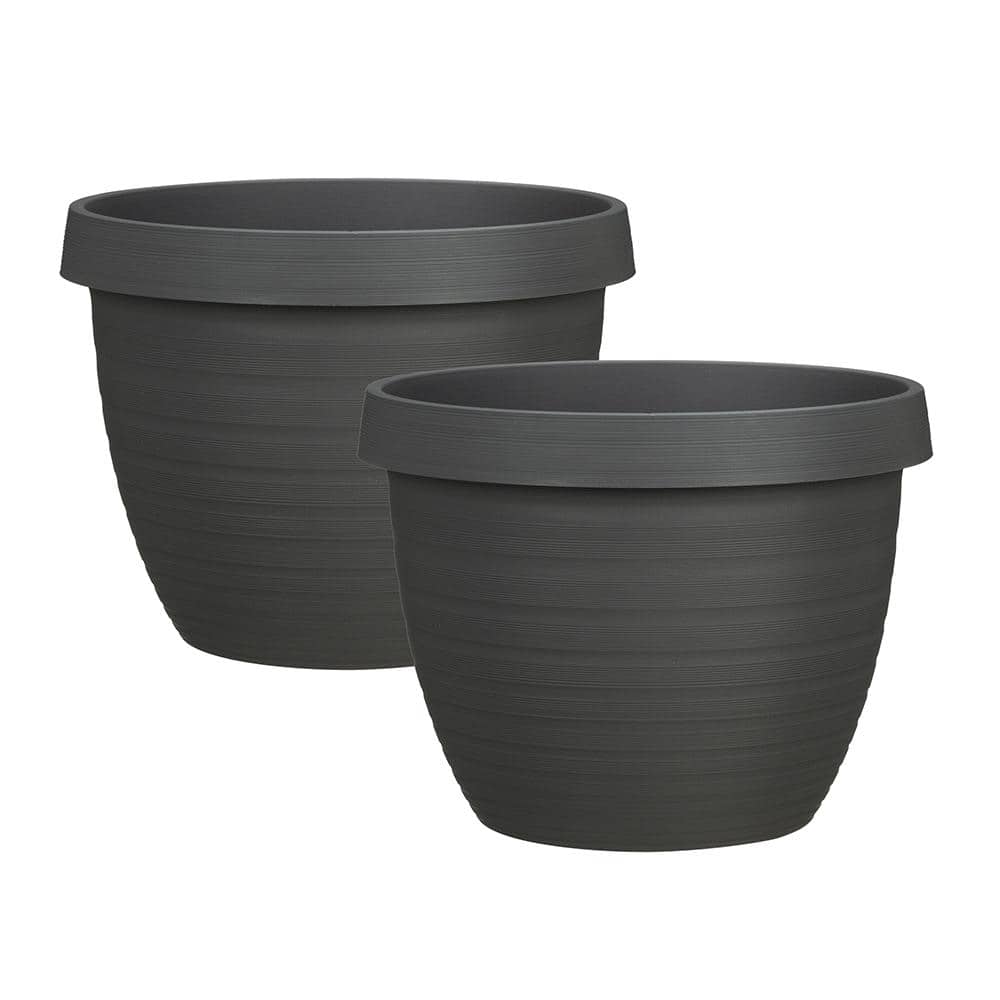 Scheurich 15.7 in. (40cm) Country Star Metallic Gray 2-Pack 270/9040/57668 - The Home Depot