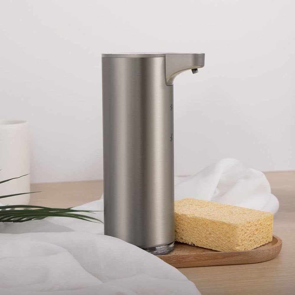 Anqtovp Matte Black Foaming Soap Dispenser Touchless Automatic ...