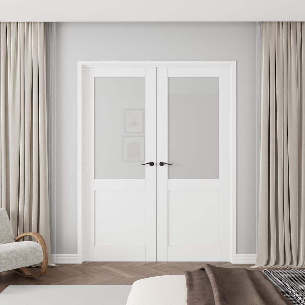 Have a question about EH PUERTA 64 in. x 96 in. Universal 1/2-Lite ...