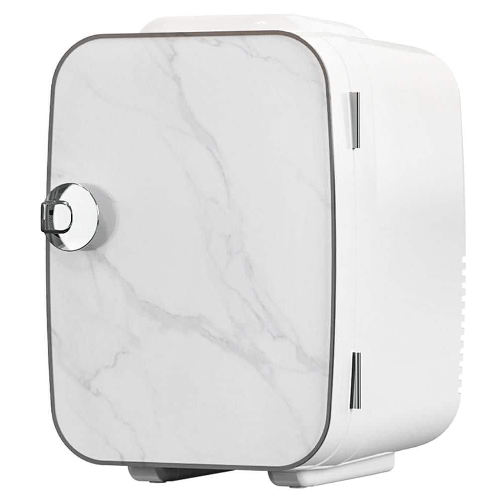 Relyblo 0.15 cu. ft. Manual Defrost Mini Upright Freezer in Marble ...