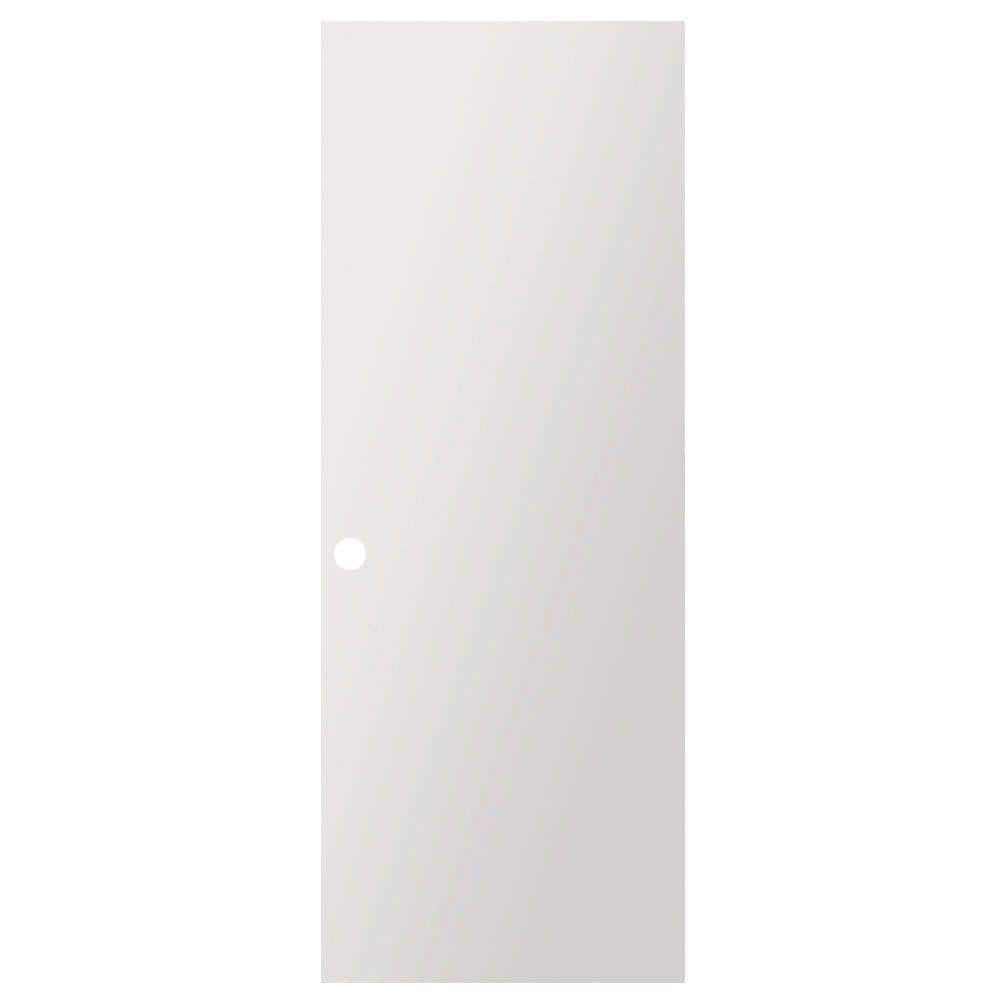 Steves & Sons 28 in. x 80 in. Hardboard Flush Hollow Core White Primed ...
