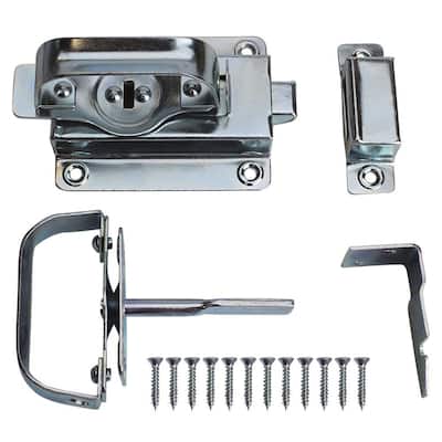 Everbilt Zinc Plated Jamb Latch with 7 in. Hook-80084 - The Home Depot