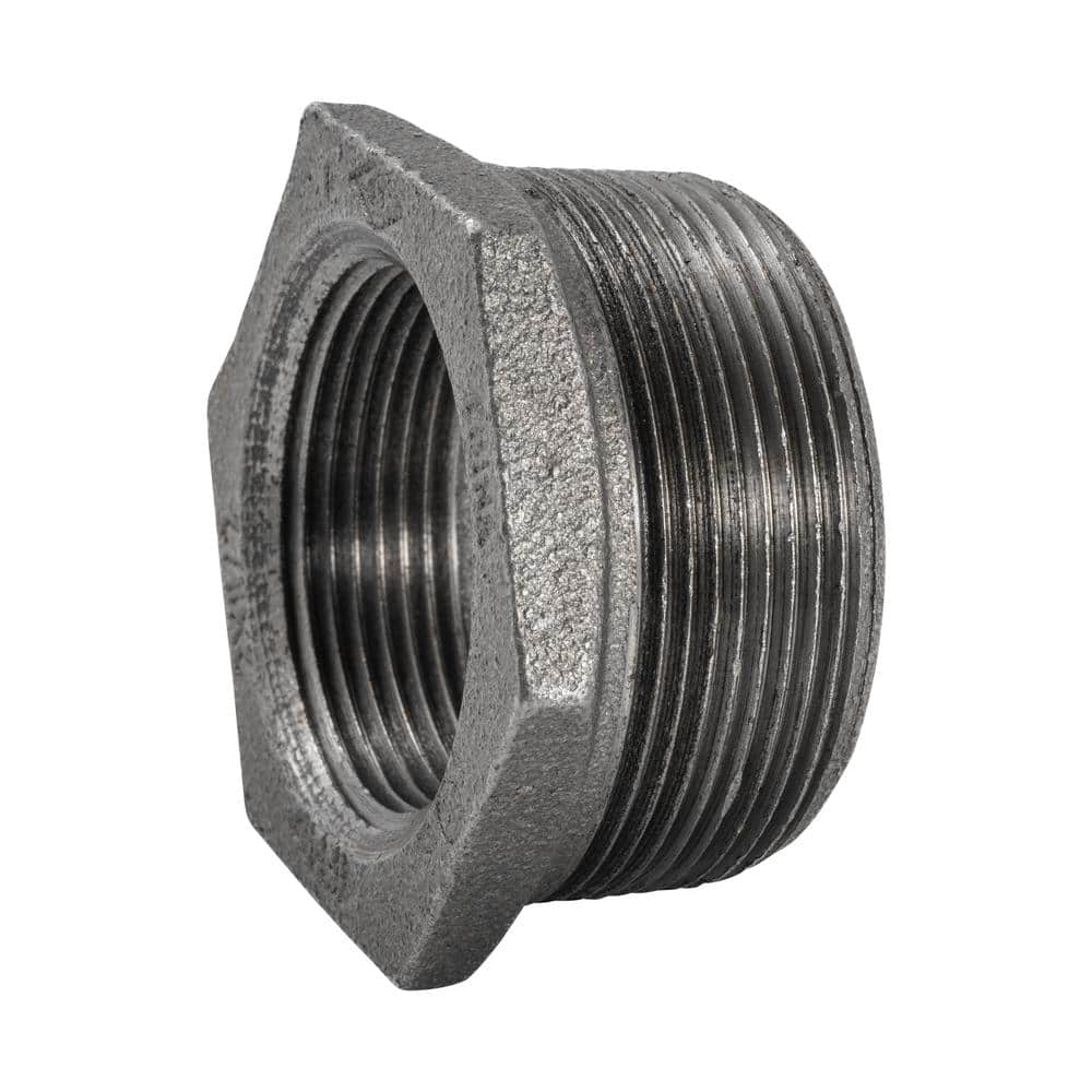 Southland 2 in. Black Malleable Iron Hex Bushing Fitting 521-987HN ...
