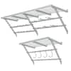Garage Essentials Two Wall Garage Shelf and Track Storage System PH203 ...