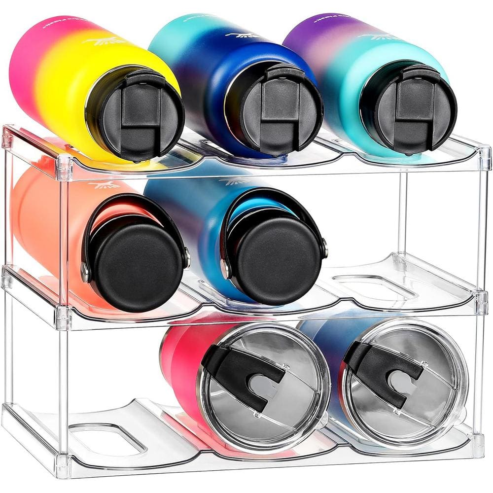 CLAVIE 3-Bottle Clear Wine Rack HD-BSWR-NWM-S9 - The Home Depot