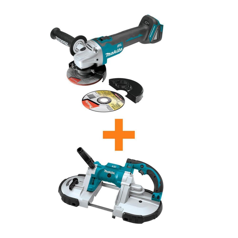Makita 18V LXT Lithium-Ion Brushless 4-1/2 in./5 in. Cut-Off/Angle ...