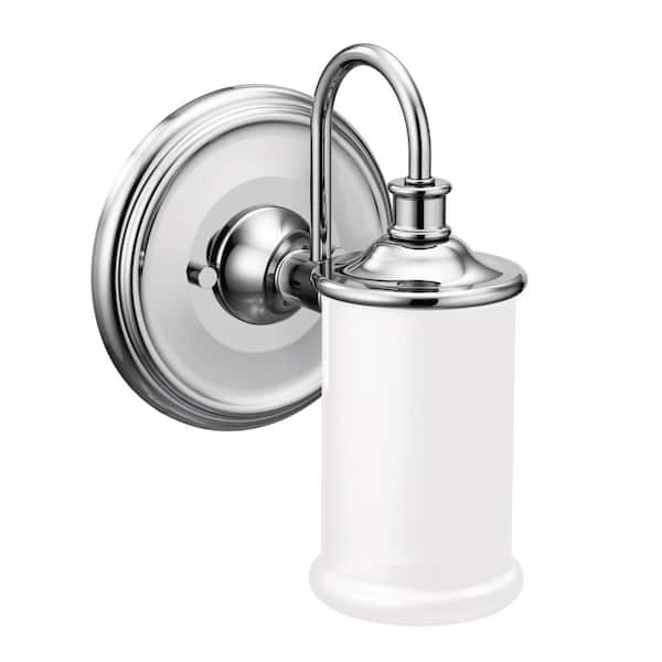 MOEN Belfield 1-Light Chrome Vanity Light YB6461CH - The Home Depot