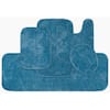 Garland Rug Basin Blue Traditional Plush Nylon 5-Piece Bath Rug Set ...