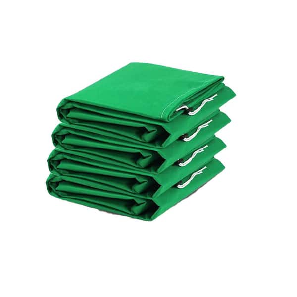 .N/A 47 in. White Fabric Rounded Top Plant Covers Freeze Protection ...