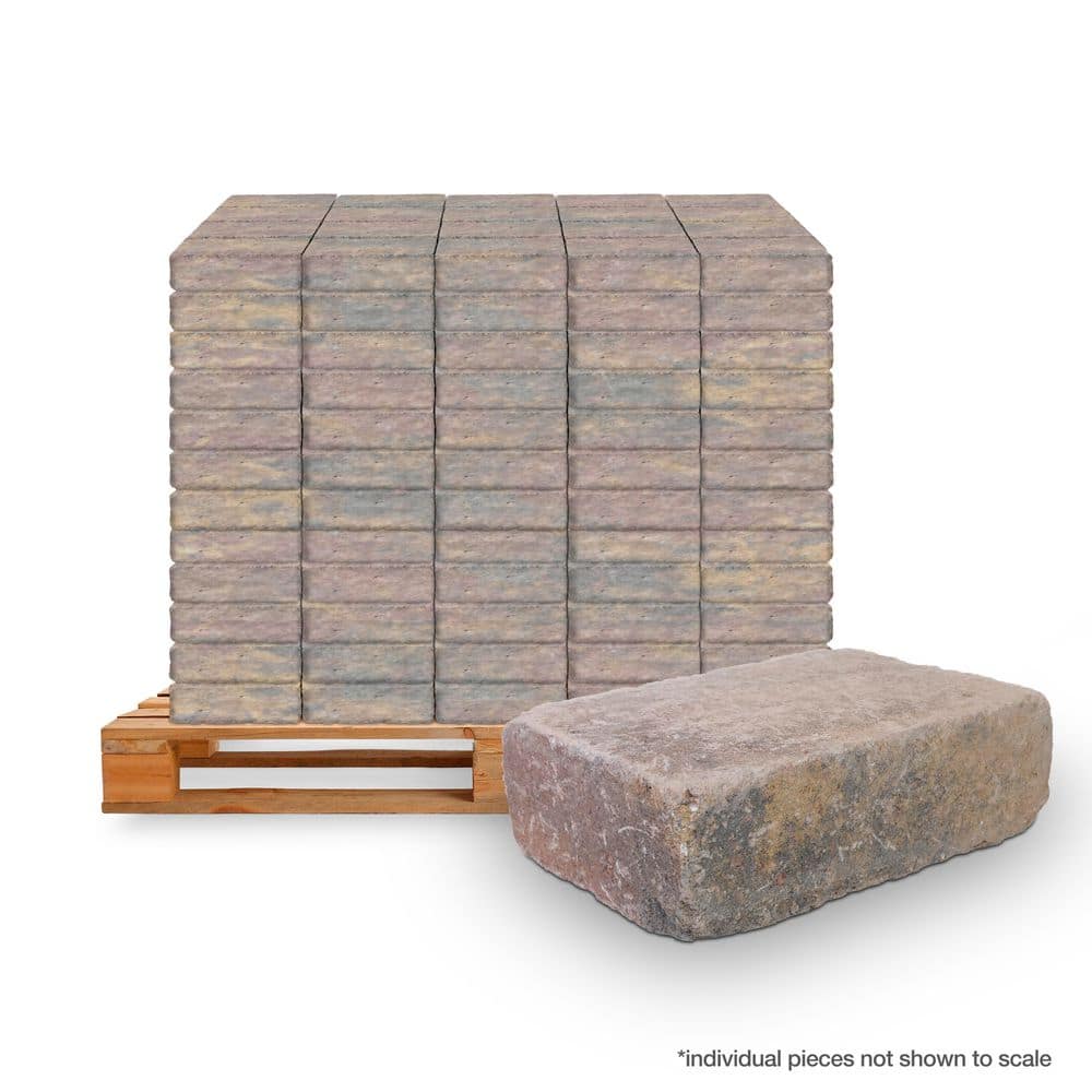 Pavestone RumbleStone Mini 7 in. x 3.5 in. x 1.75 in. Sierra Blend ...