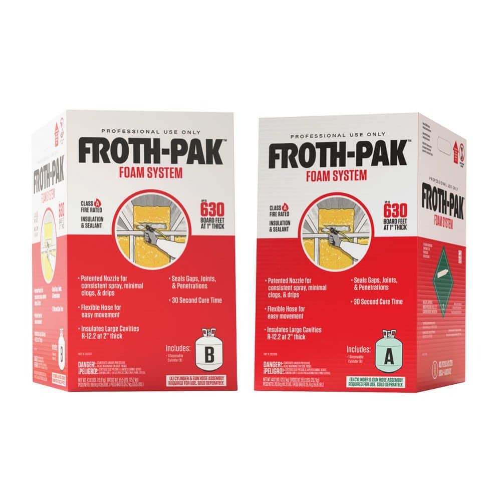 FROTH-PAK 630 Insulation and Sealant Spray Foam System 12115890 - The ...
