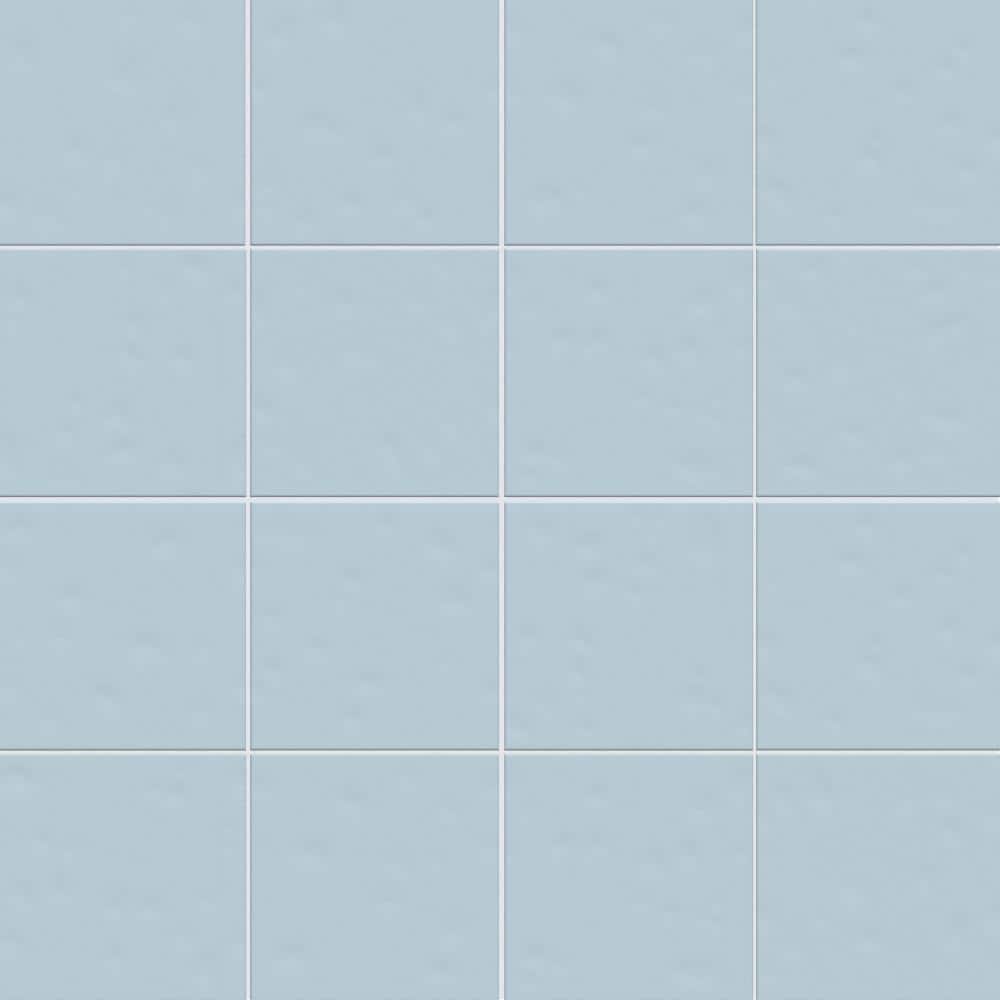 Merola Tile Berta Celeste 7-7/8 in. x 7-7/8 in. Ceramic Wall Take Home ...