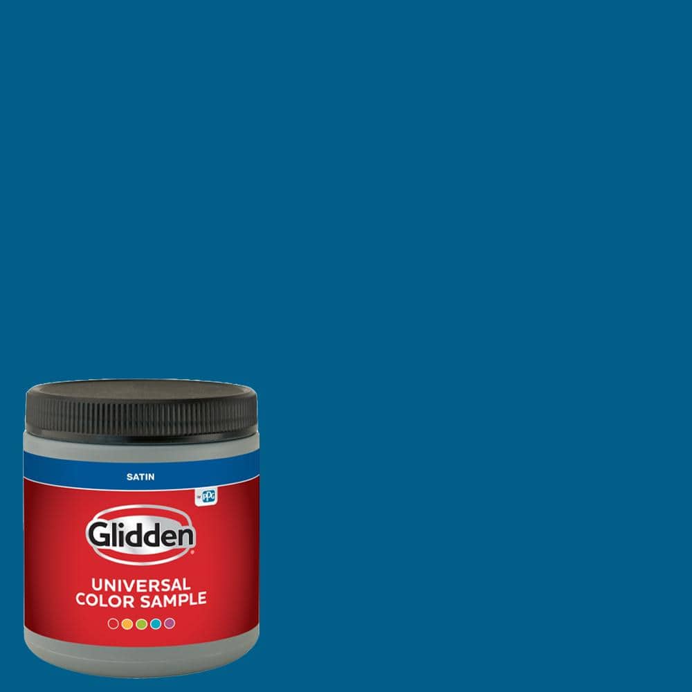 Reviews for Glidden 8 oz. PPG1157-7 Blue Flame Satin Interior Paint ...
