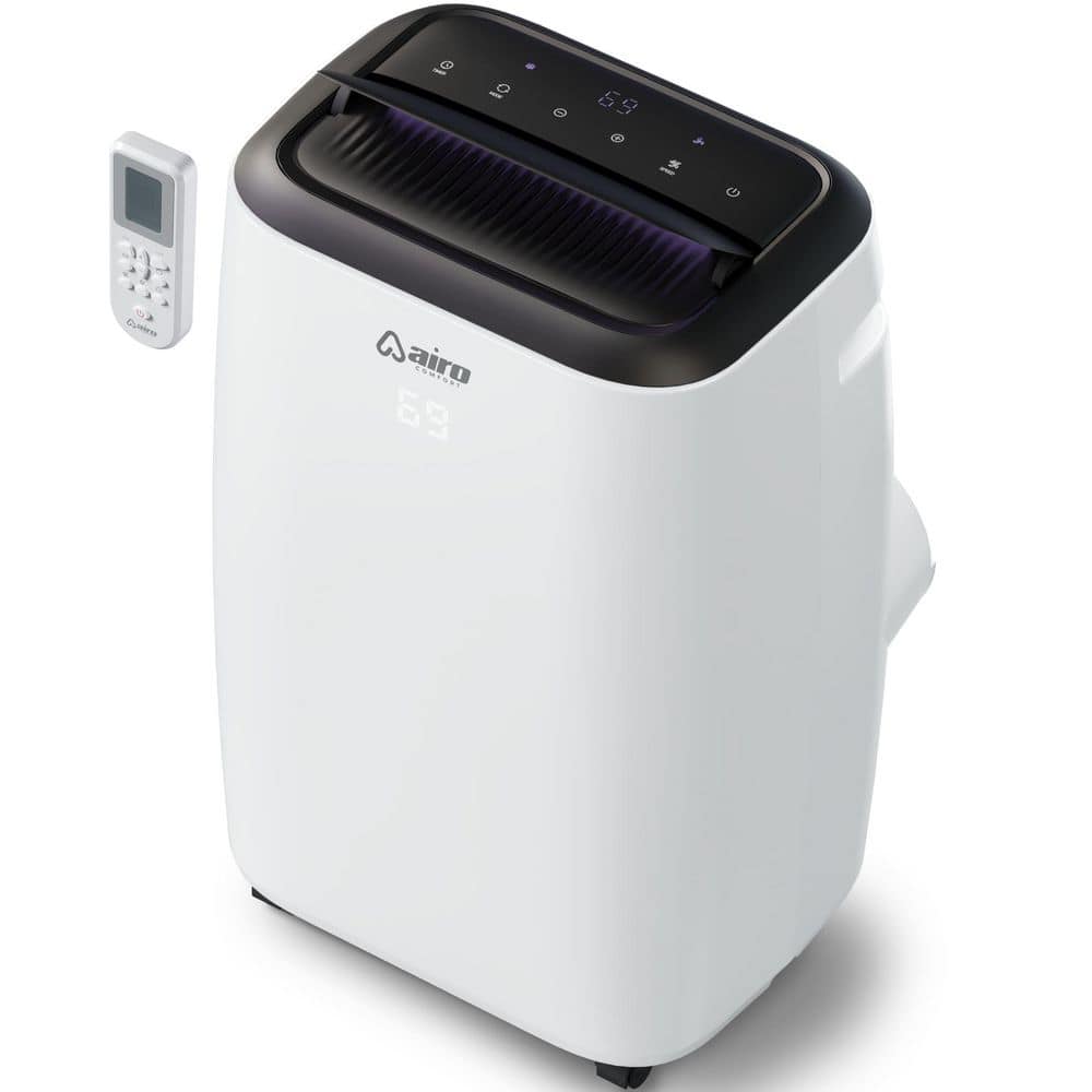 AIRO COMFORT 14,000 BTU (10,000 BTU DOE) Portable Air Conditioner Cools ...