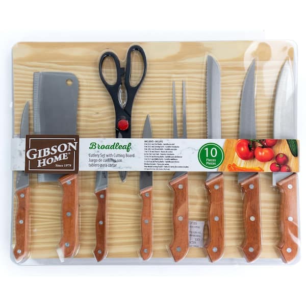 Knives Gibson Home Broadleaf 10 Piece Cutlery & Knives Home & Living ...