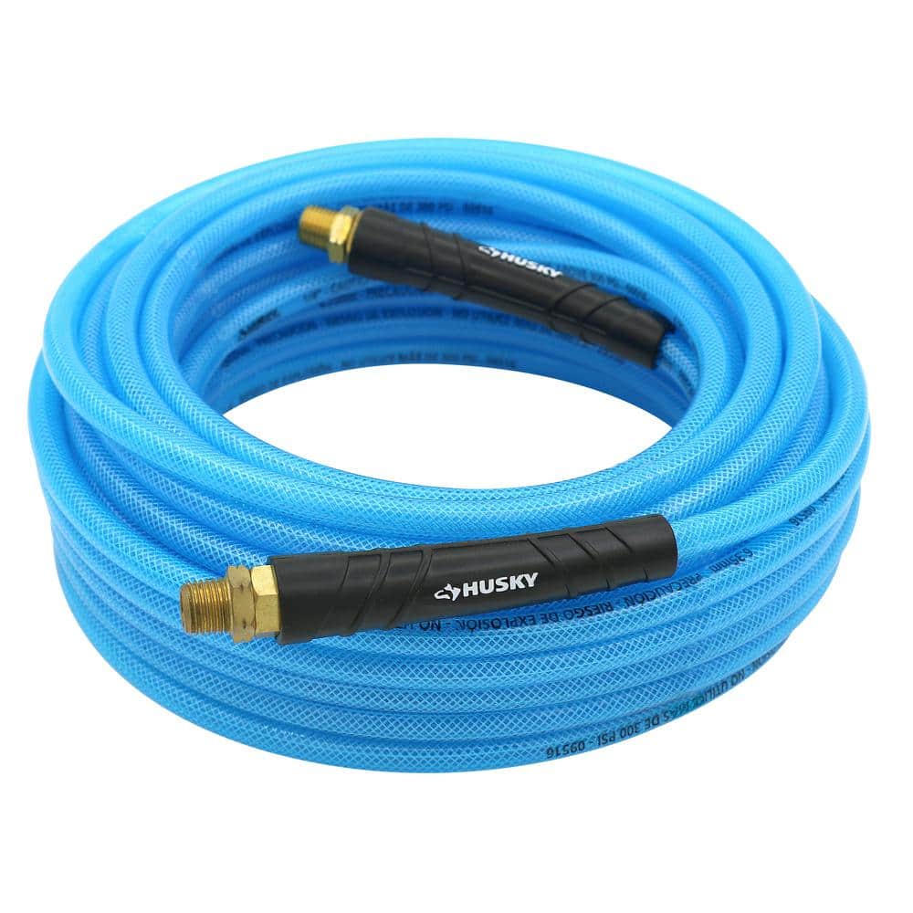 Husky 1/4 in. x 25 ft. Poly Air Hose AB-12A - The Home Depot