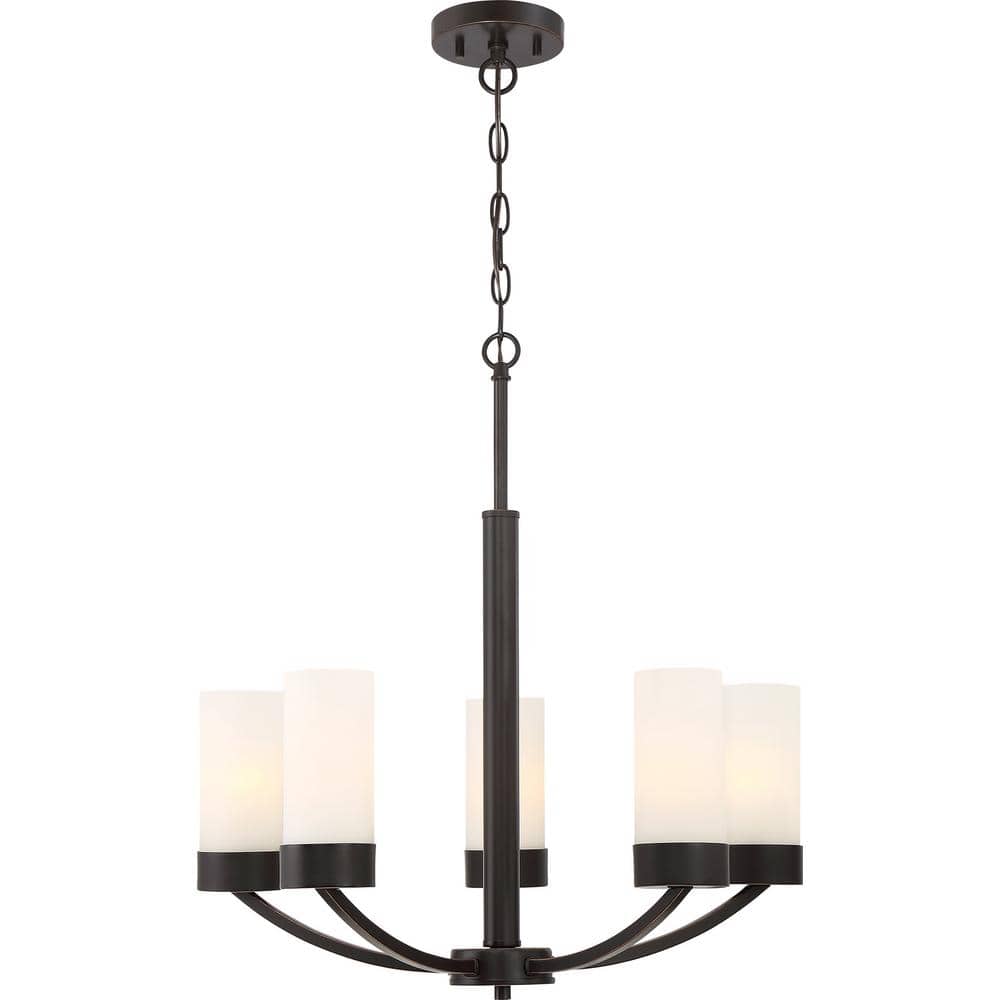 Filament Design 5-Light Mahogany Bronze Chandelier 60/6325 - The Home Depot Filament Design 5-Light Mahogany Bronze Chandelier 60/6325 - The Home Depot
