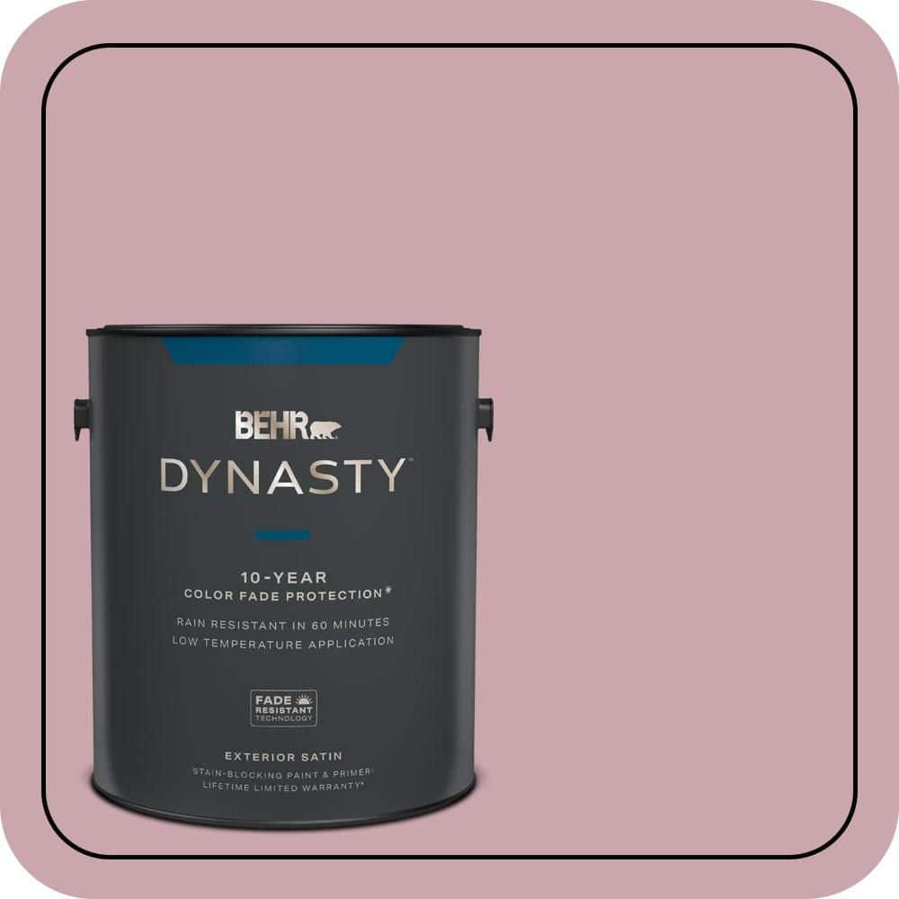 BEHR DYNASTY 1 gal. #MQ1-04 Dutchess Dawn Satin Enamel Exterior Stain ...
