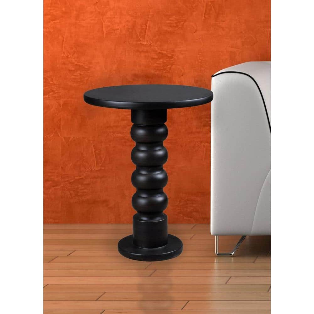 Kenroy Home Chimney Satin Bronze End Table 65060SBRZ - The Home Depot