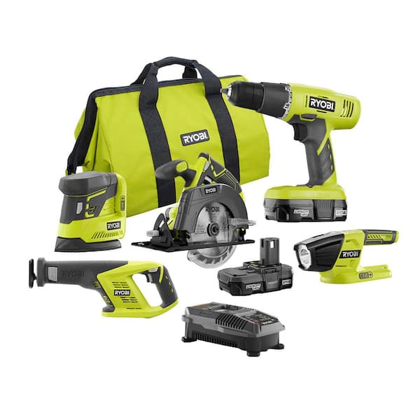 Reviews for RYOBI 18-Volt ONE+ Lithium-Ion Cordless Drill, Circ Saw ...
