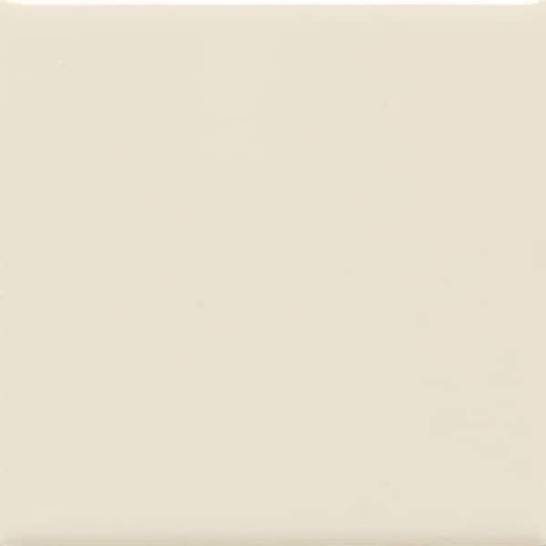 Daltile Matte Almond 4-1/4 in. x 4-1/4 in. Ceramic Sample Tile ...