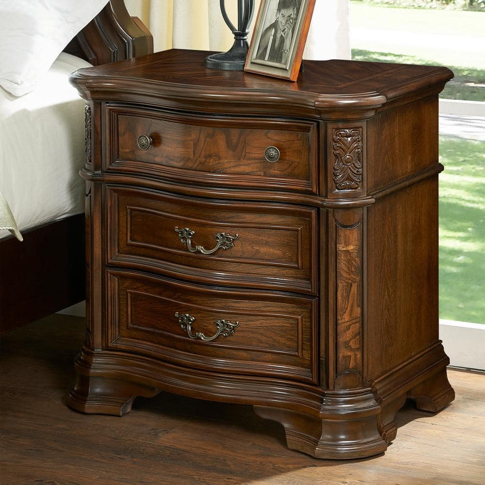 Steve Silver Royale Cherry Nightstand RY900NS - The Home Depot