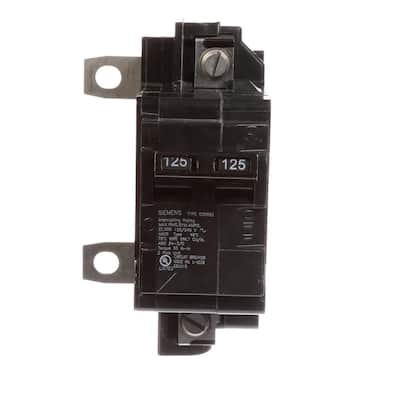 Siemens 125 Amp Double-Pole 42kA Type QS Multi-Family Main Breaker ...