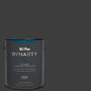 BEHR DYNASTY 1 gal. Black Satin Enamel Exterior Stain-Blocking Paint ...