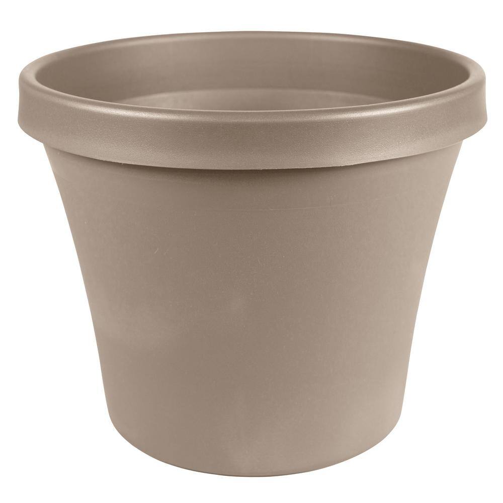 Bloem Terra 4 in. Pebble Stone Plastic Planter TR0483 - The Home Depot