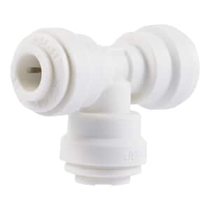 John Guest 1/4 in. O.D. Push-to-Connect x 3/8 in. MIP NPTF Polypropylene Adapter Fitting ...