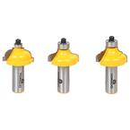 Yonico Edge Forming Medium Designer 1/2 in. Shank Carbide Tipped Router ...