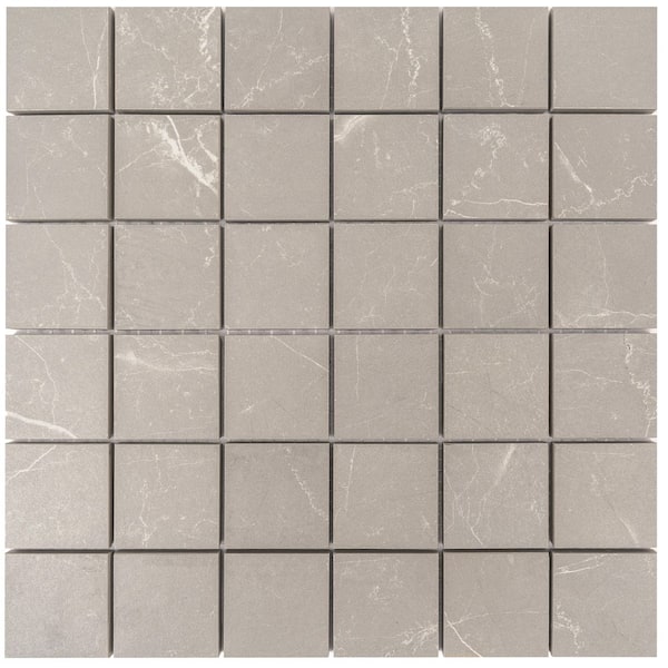 Apollo Tile Regalia 4 x 5 in. Ash Gray Matte Gres Porcelain Uniform ...