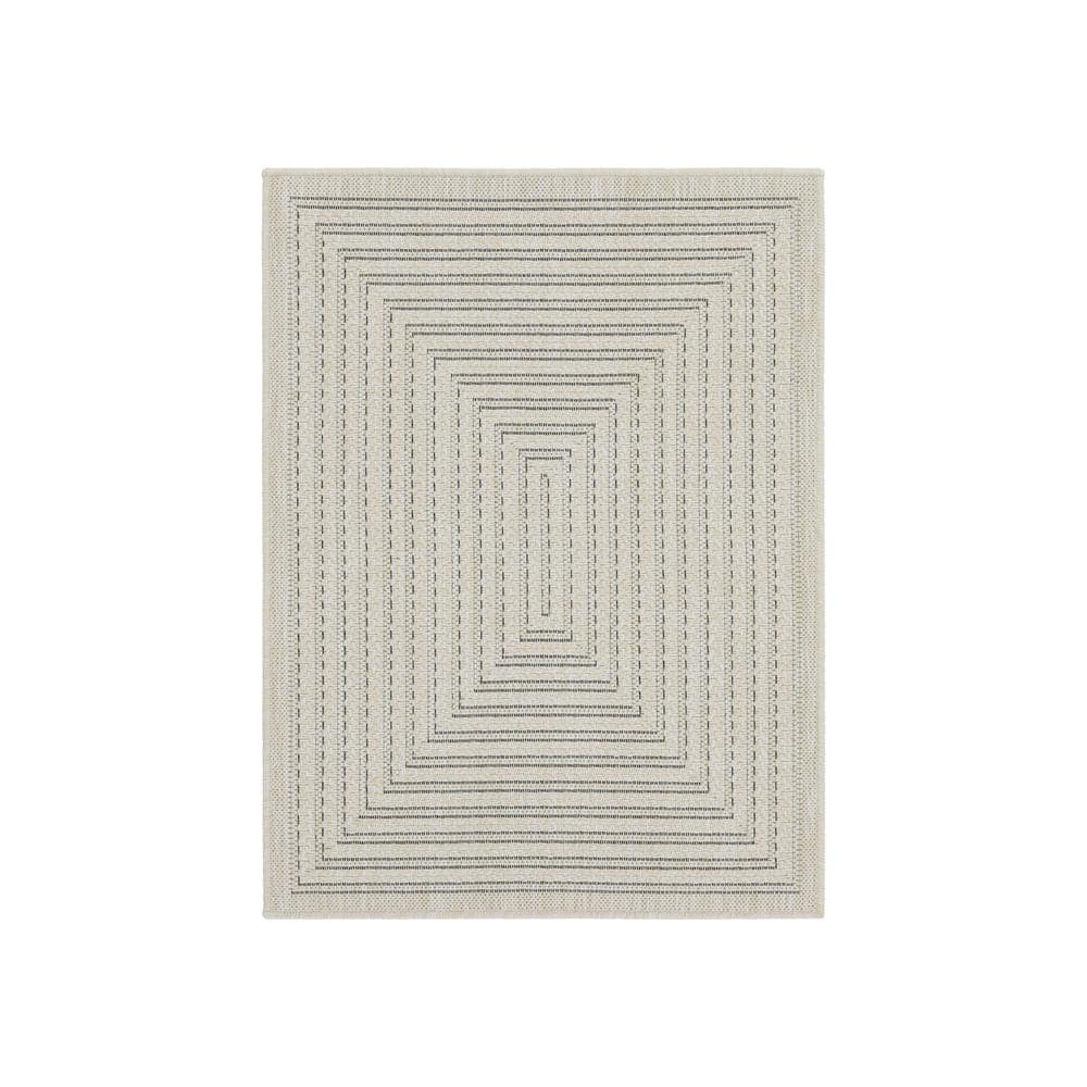 PLAYA RUG Viola Ivory 2 ft. x 3 ft. Indoor/Outdoor Area Rug VIO-IVO-2X3 ...