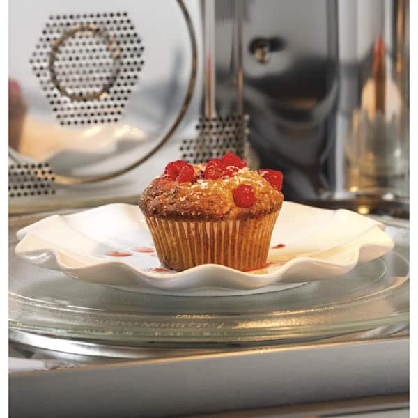 GE 30 in. Wide 1.70 cu ft Electric Built-In Microwave in Stainless ...